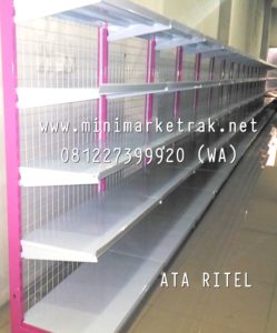 JUAL RAK MINIMARKET SINGLE | Jual Rak Minimarket - Jual Rak Minimarket